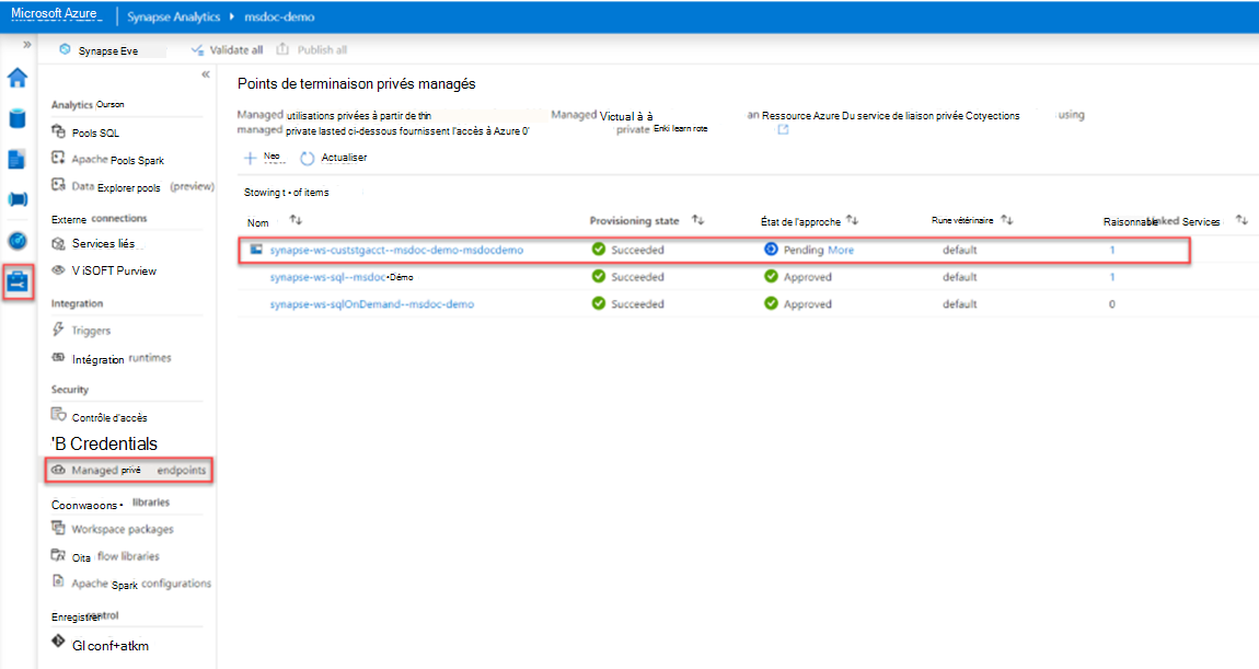 Points de terminaison privés managés dans Microsoft Graph Data Connect ... Points de terminaison privés managés dans Microsoft Graph Data Connect ...