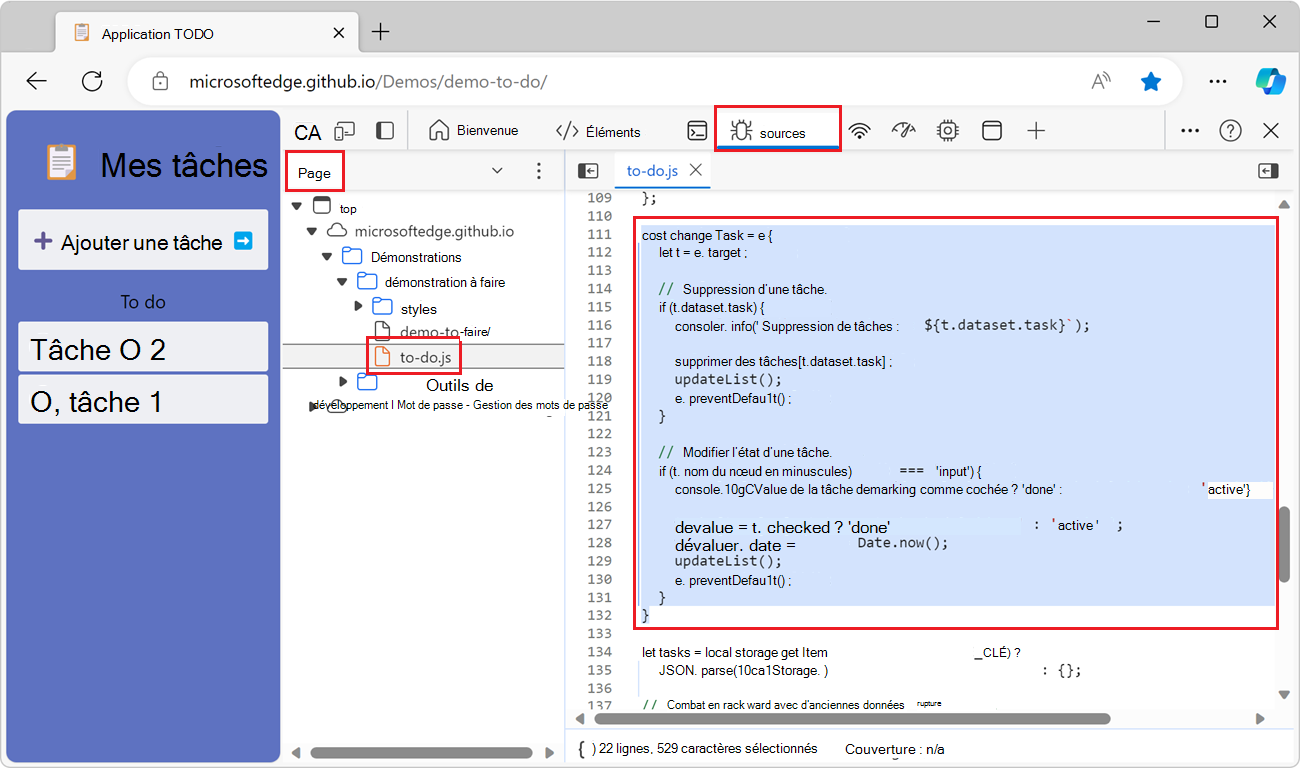 Expliquer le code source à l’aide de Copilot pour Edge - Microsoft Edge Developer documentation ...