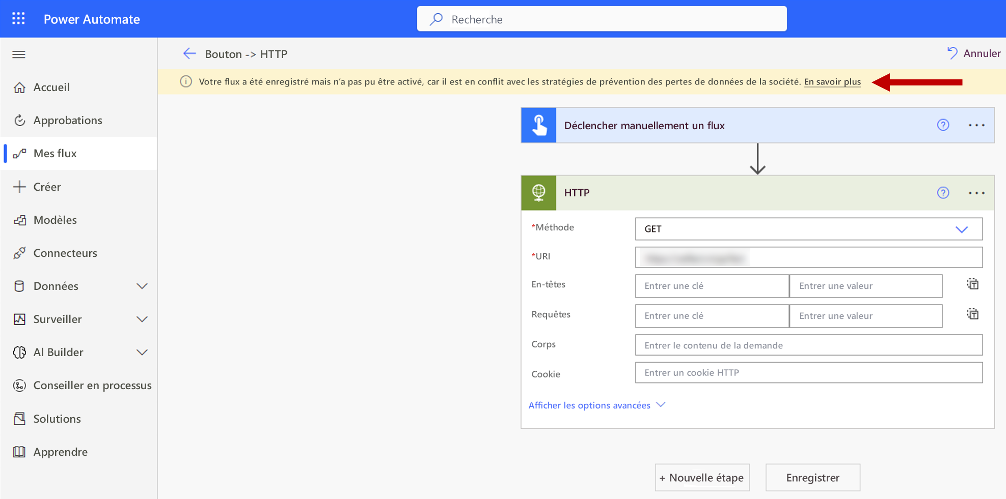 Filtrage du point de terminaison du connecteur (version préliminaire ...