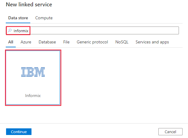 Adatok Másolása Az Ibm Informixből és Az Ibm Informixbe Azure Data Factory And Azure Synapse