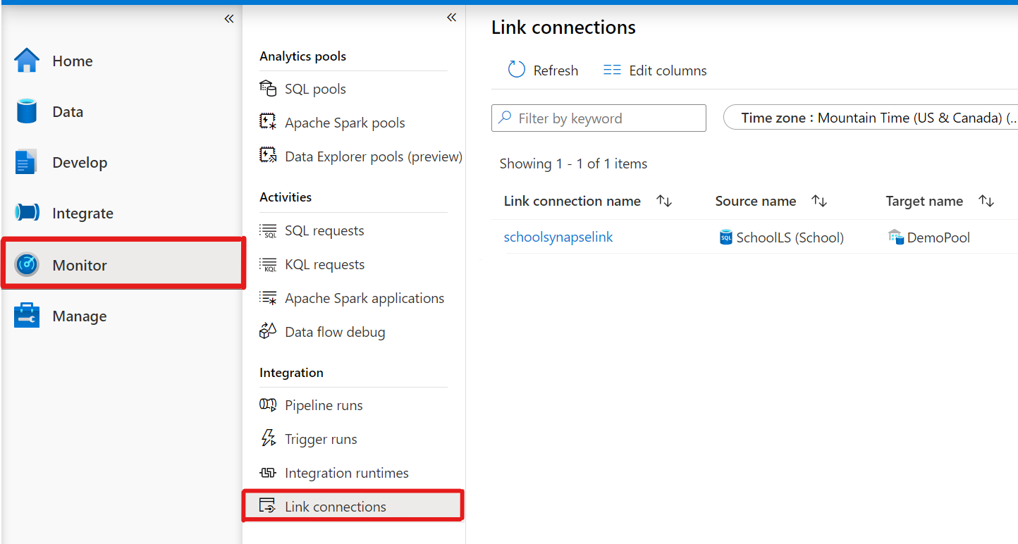 Az Azure SQL Database-hez készült Azure Synapse Link monitorozása a ... Az Azure SQL Database-hez készült Azure Synapse Link monitorozása a ...