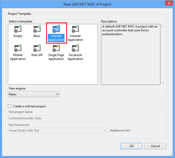 Membuat Model Data Kerangka Kerja Entitas untuk Aplikasi MVC ASP.NET (1 dari 10) | Microsoft Learn