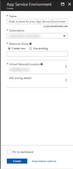 Membuat ASE eksternal - Azure App Service Environment | Microsoft Learn Membuat ASE eksternal - Azure App Service Environment | Microsoft Learn