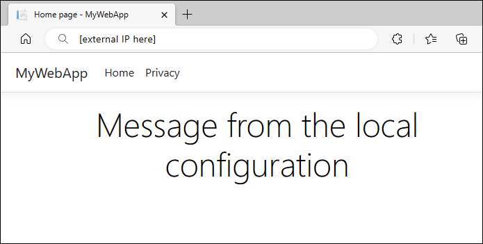 Mulai Cepat Untuk Menggunakan Azure App Configuration Di Azure Kubernetes Service Microsoft Learn