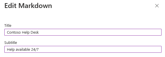 Gunakan petak peta markdown kustom di dasbor Azure - Azure portal ... Gunakan petak peta markdown kustom di dasbor Azure - Azure portal ...