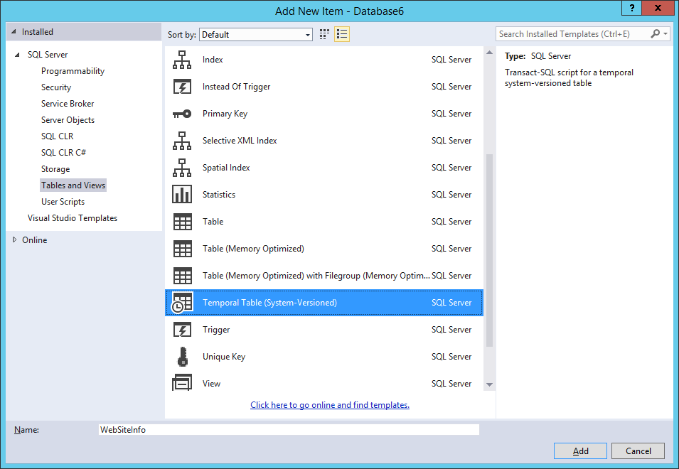 Mulai menggunakan tabel temporal - Azure SQL | Microsoft Learn Mulai menggunakan tabel temporal - Azure SQL | Microsoft Learn