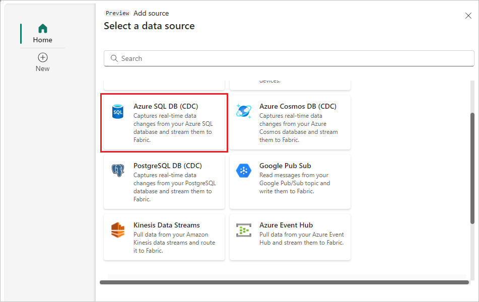 Menambahkan Sumber Cdc Azure Sql Database Ke Eventstream Microsoft Fabric Microsoft Learn