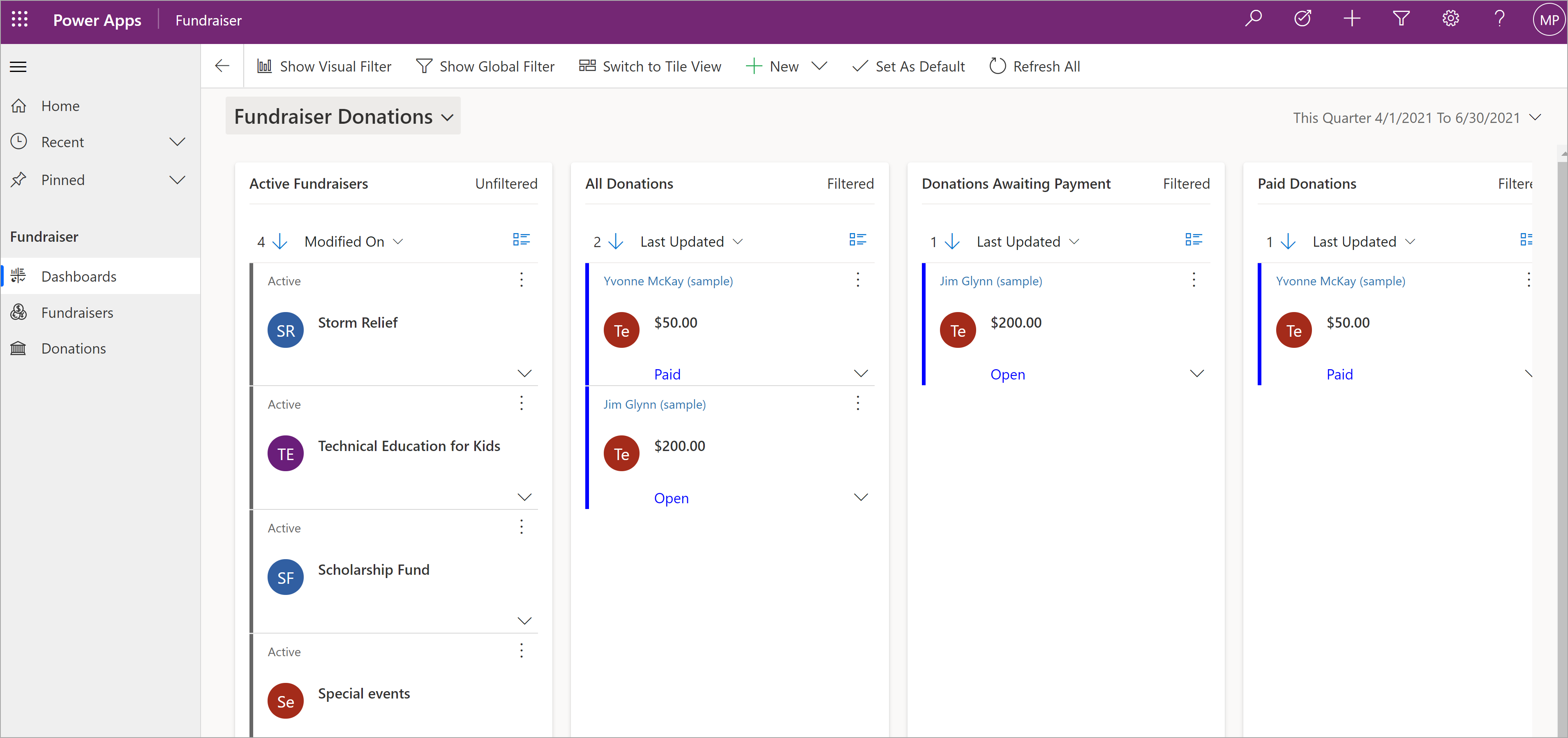 Sampel aplikasi berbasis model - Power Apps | Microsoft Learn Sampel aplikasi berbasis model - Power Apps | Microsoft Learn