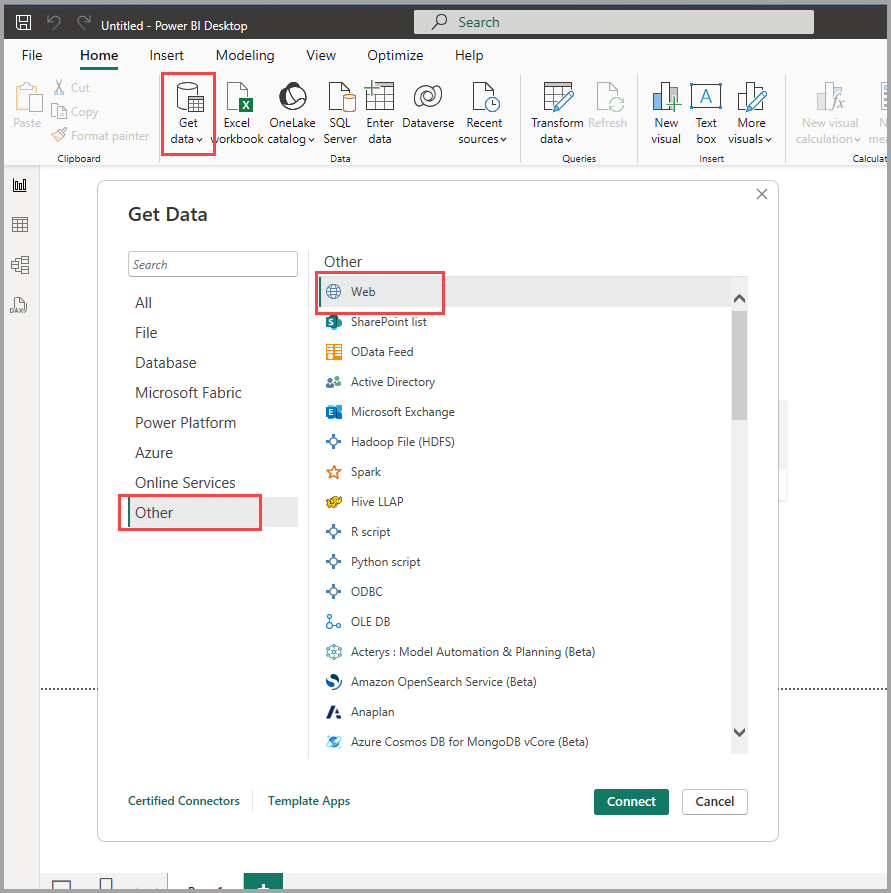 Menghubungkan ke data di Power BI Desktop - Power BI | Microsoft Learn Menghubungkan ke data di Power BI Desktop - Power BI | Microsoft Learn