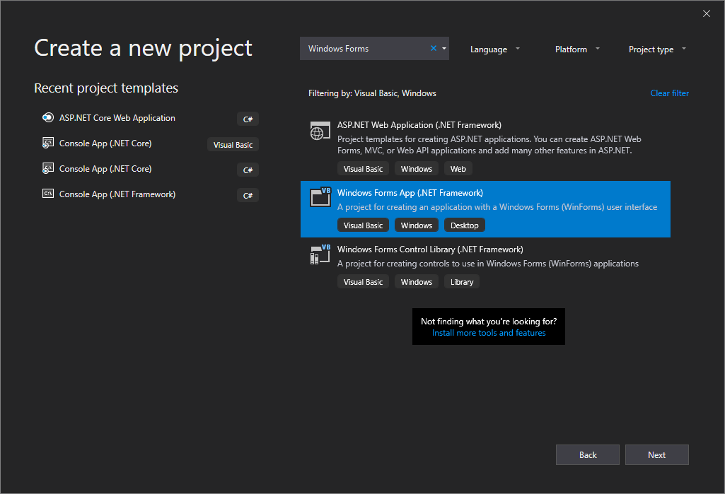 Tutorial: Membuat aplikasi Formulir Windows (Visual Basic) - Visual ... Tutorial: Membuat aplikasi Formulir Windows (Visual Basic) - Visual ...