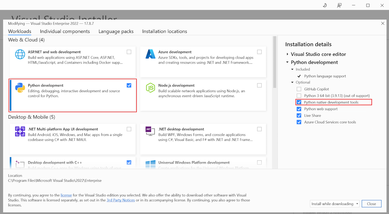 Penelusuran kesalahan mode campuran untuk Python - Visual Studio ...