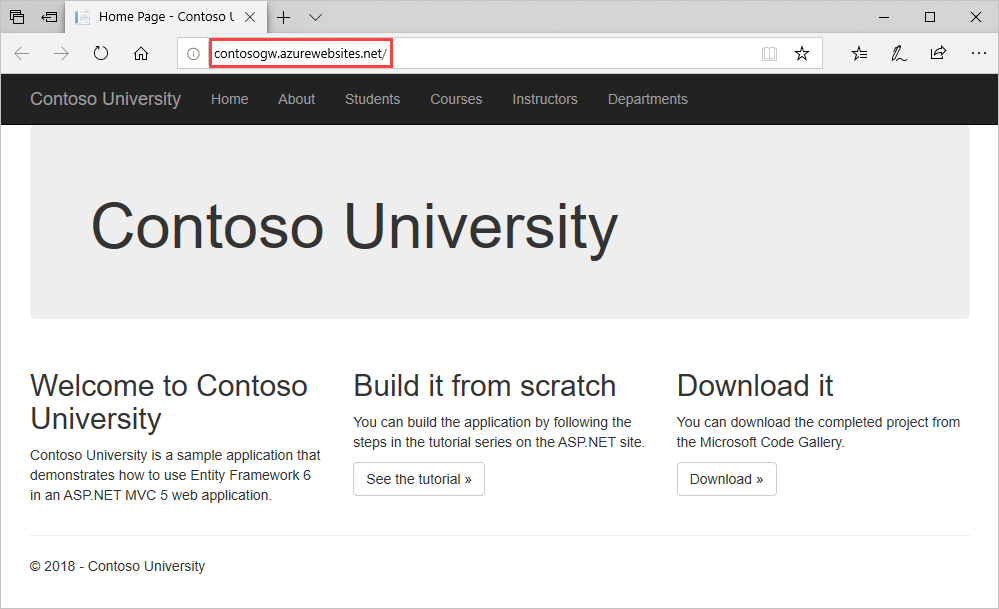 Esercitazione: Usare Migrazioni di Entity Framework in un'app MVC ASP.NET e distribuirla in ...