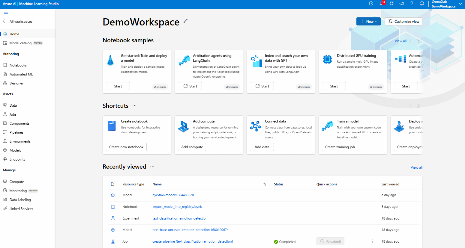 Distribuire modelli dall'hub HuggingFace agli endpoint online di Azure ...