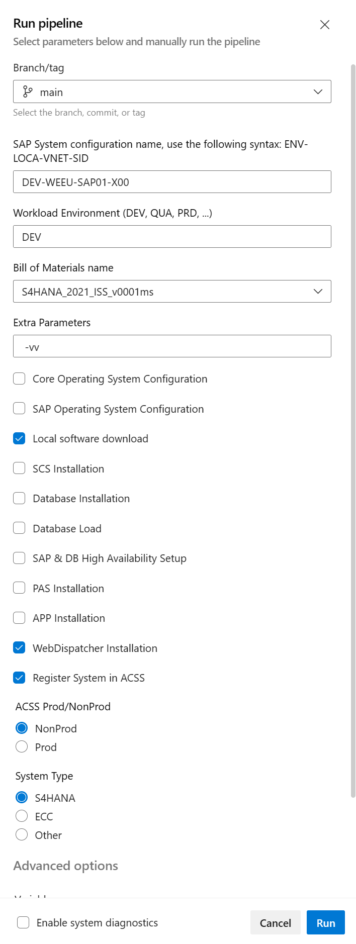 Esercitazione: Usare SAP Deployment Automation Framework con DevOps ... Esercitazione: Usare SAP Deployment Automation Framework con DevOps ...