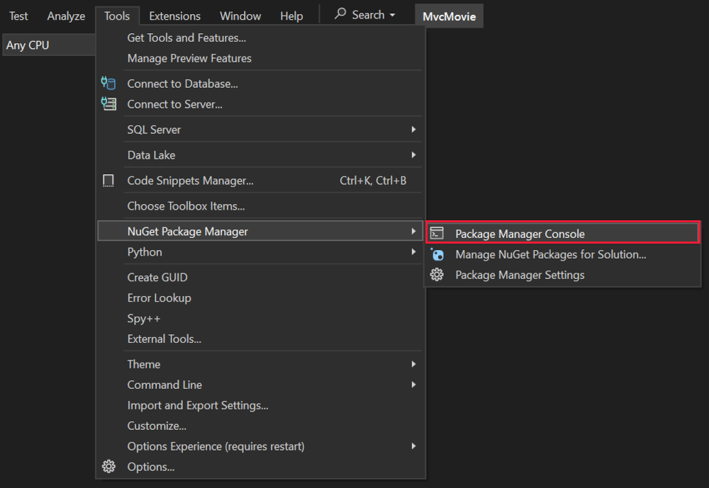 パート 8、aspnet Core Mvc アプリへの新しいフィールドの追加 Microsoft Learn