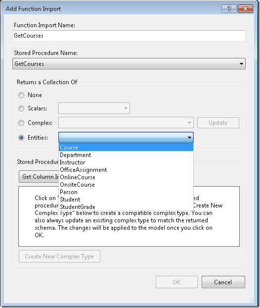 Entity Framework 40 Database First と Aspnet 4 Web Forms の概要 第 7 部 Microsoft Learn