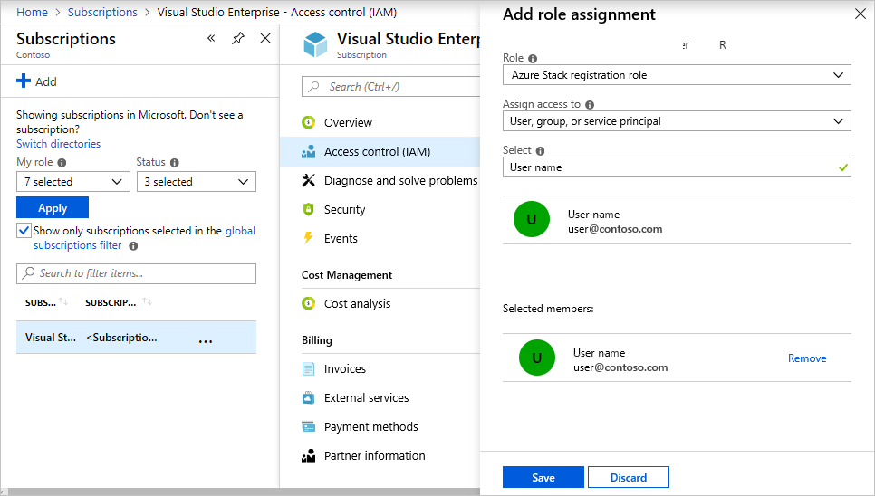 Azure Stack Hub 登録用のカスタム ロールを作成する Azure Stack Hub Microsoft Learn