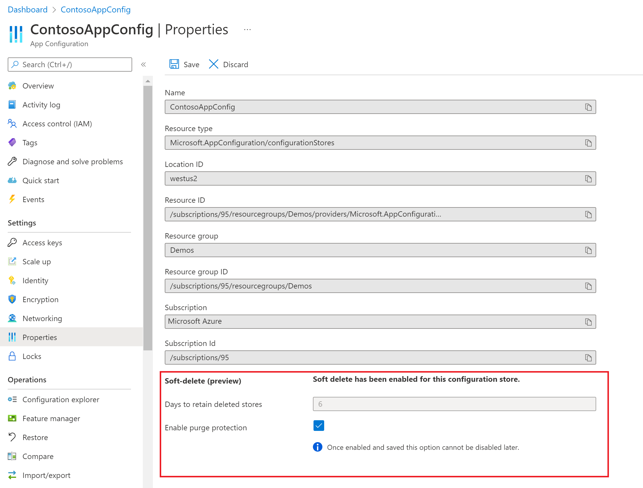 Azure App Configuration ストアを復旧する Microsoft Learn