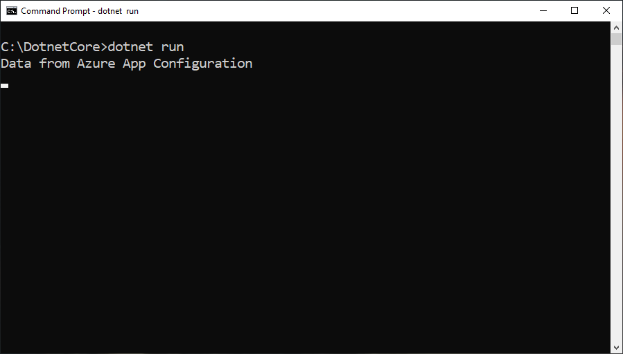 チュートリアル Net アプリで動的な構成を使用する Azure App Configuration Microsoft Learn