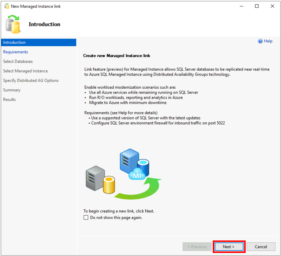 Ssms のリンクを使用してデータベースをレプリケートする Azure Sql Managed Instance Microsoft Learn