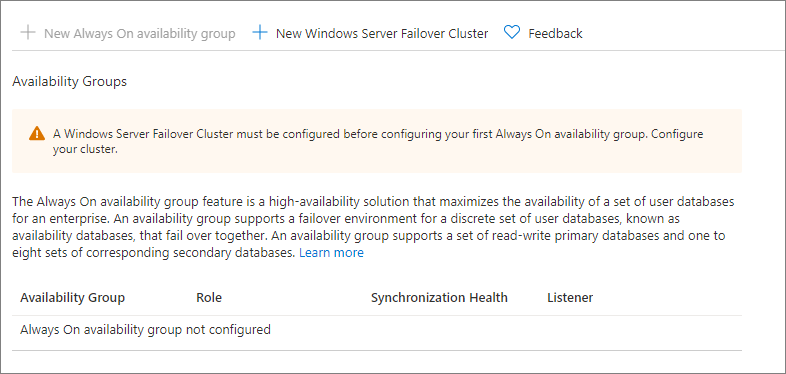 Azure Portal を使用して Azure 内の Sql Server 仮想マシンを管理する Sql Server On Azure Vms Microsoft Learn