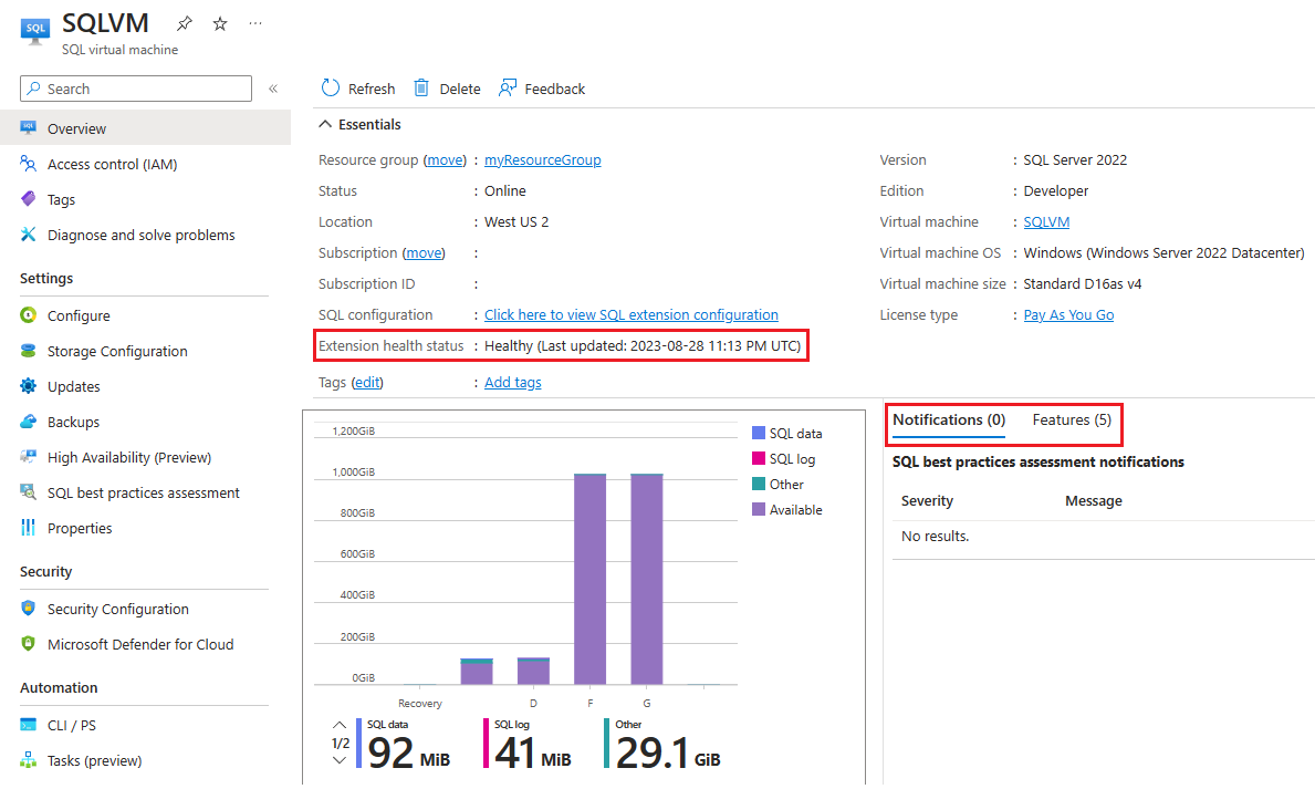 Portal を使用して Sql Vm を管理する Sql Server On Azure Vms Microsoft Learn