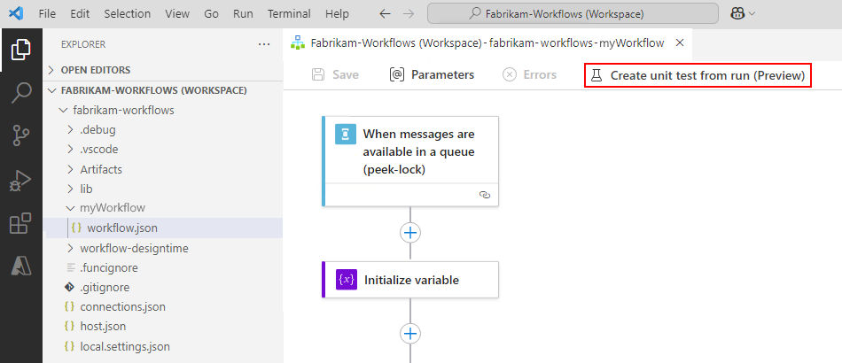 Create Unit Tests from Standard Workflows with Visual Studio Code ... Create Unit Tests from Standard Workflows with Visual Studio Code ...