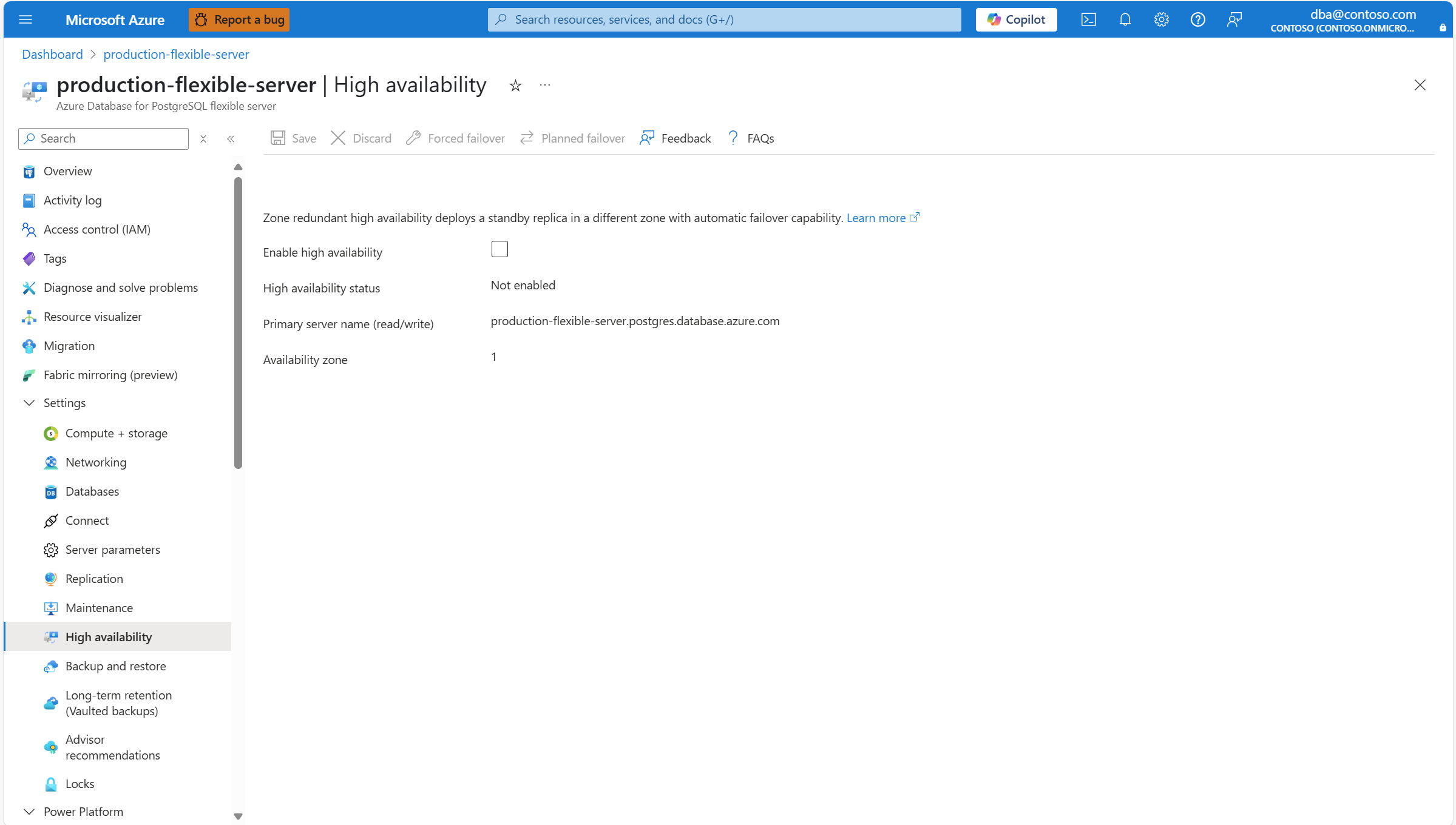 高可用性の構成 Azure Database For Postgresql Flexible Server Microsoft Learn