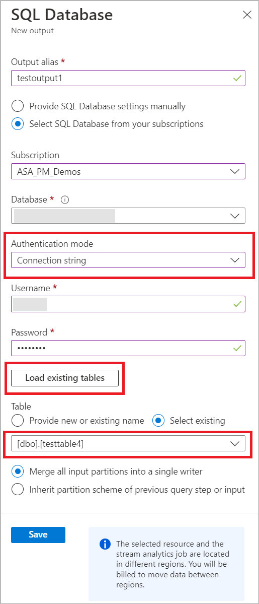 Azure Stream Analytics ジョブからazure Sqlデータベース テーブルへ書き込む Azure Stream Analytics Microsoft Learn