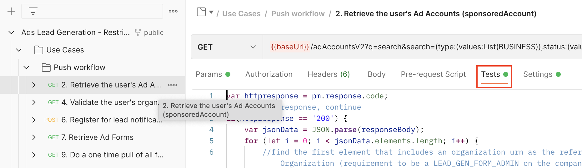 Generate an Access Token Using Postman - LinkedIn | Microsoft Learn