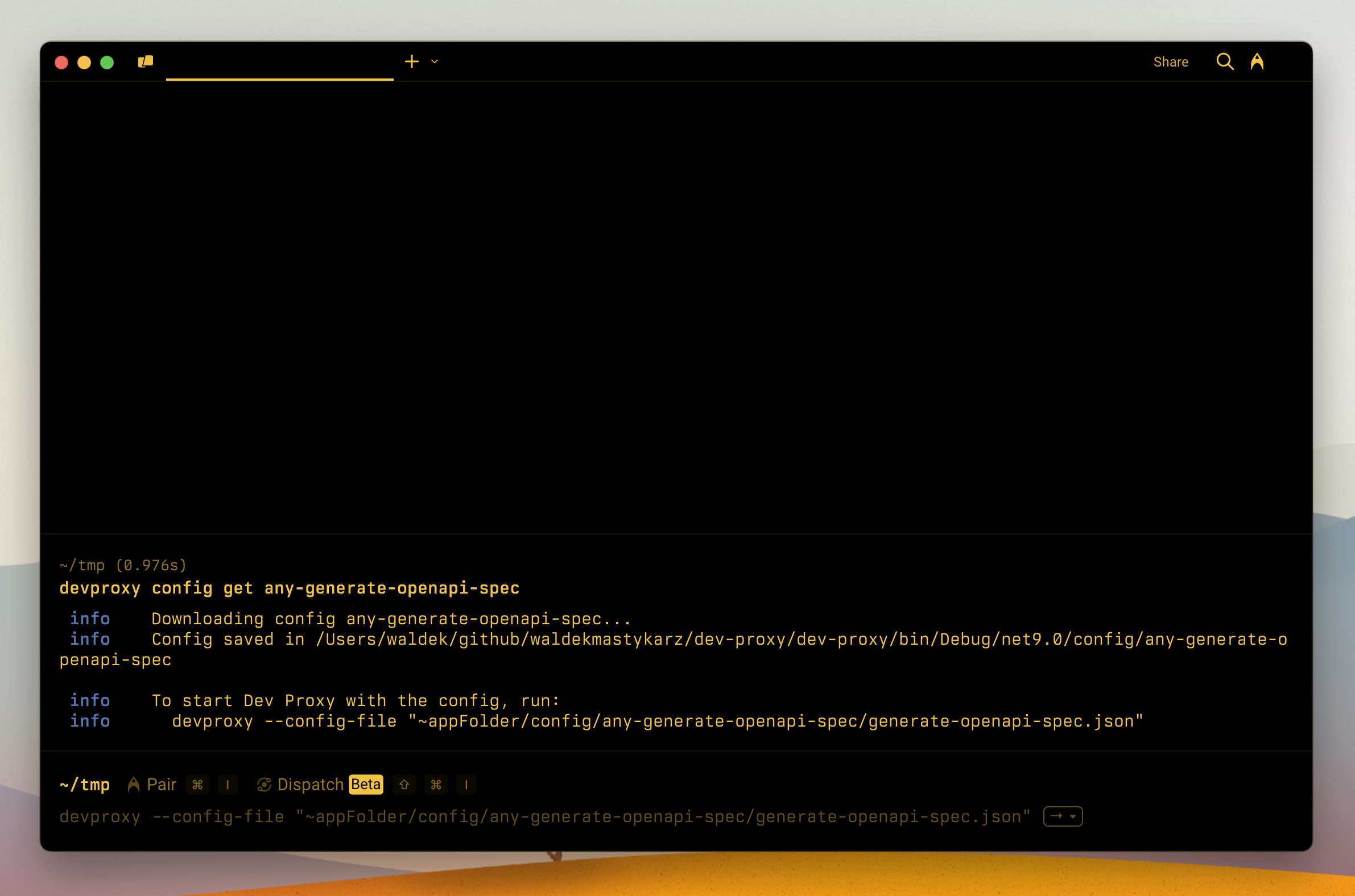 config get - Dev Proxy | Microsoft Learn