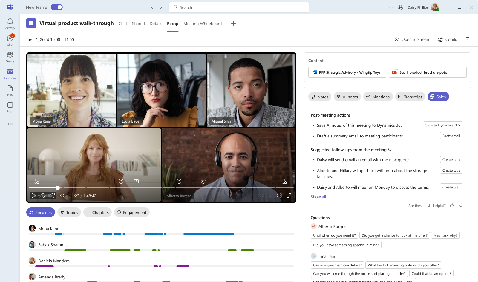 Microsoft Teams 会議の要約で Sales Insights を表示する | Microsoft Learn Microsoft Teams 会議の要約で Sales Insights を表示する | Microsoft Learn