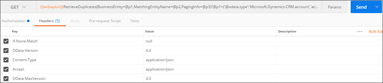 Postman を使用して Web Api で演算を実行する アプリ用 Microsoft Dataverse Power Apps Microsoft Learn