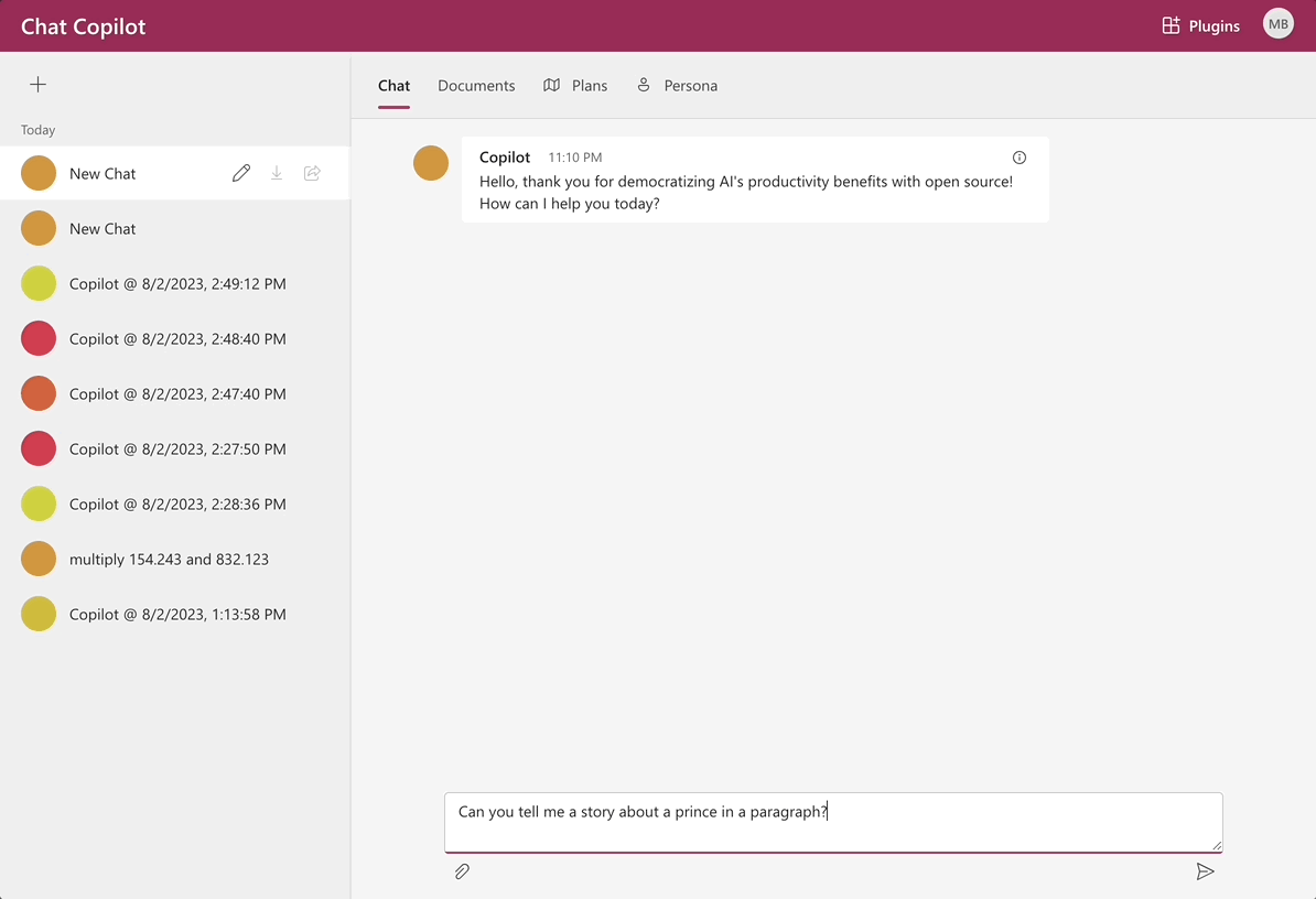 See Semantic Kernel working end-to-end with Chat Copilot | Microsoft Learn See Semantic Kernel working end-to-end with Chat Copilot | Microsoft Learn
