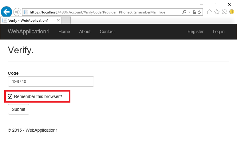 Aspnet Core에서 Sms를 사용한 2단계 인증 Microsoft Learn