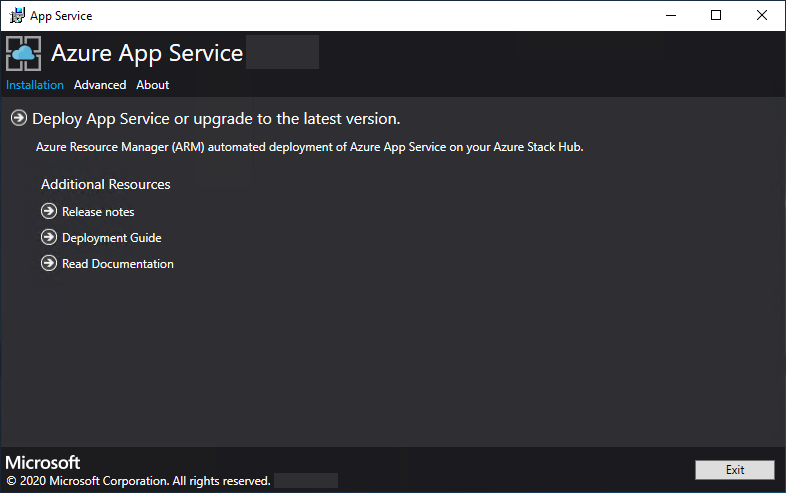 Azure Stack Hub에서 Azure App Service 업데이트 Azure Stack Hub Microsoft Learn