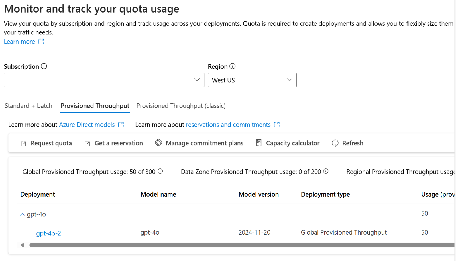 빠른 시작 Azure Openai Service와 함께 프로비전된 배포 사용 시작 Azure Openai Service Microsoft Learn