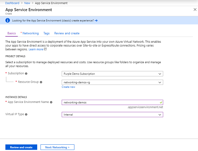 Arm을 사용하여 Ilb Ase 만들기 Azure App Service Environment Microsoft Learn