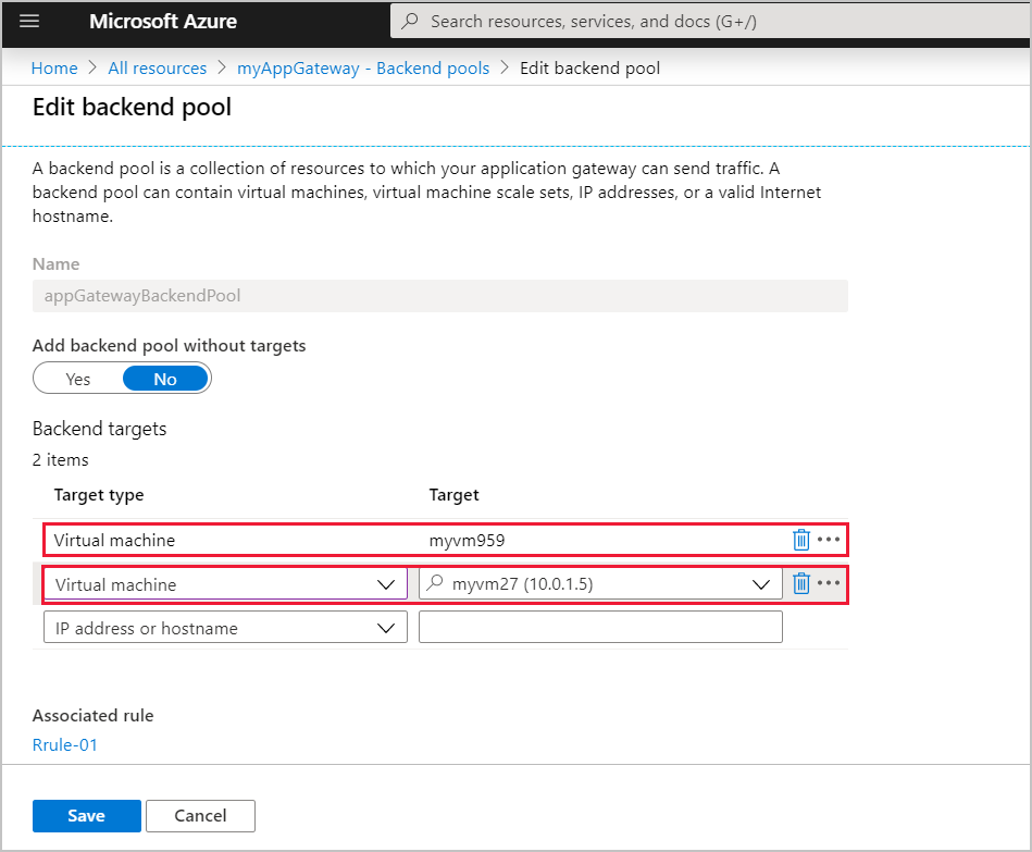 Ilb내부 부하 분산 장치 엔드포인트 구성 Azure Application Gateway Microsoft Learn