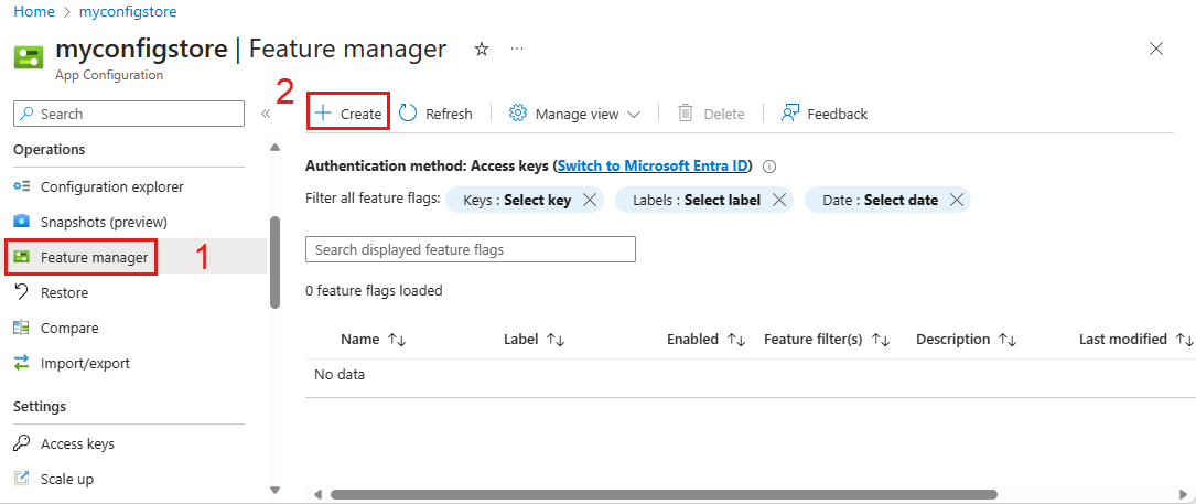 자습서 Azure 앱 구성을 사용하여 기능 플래그 관리 Azure App Configuration Microsoft Learn