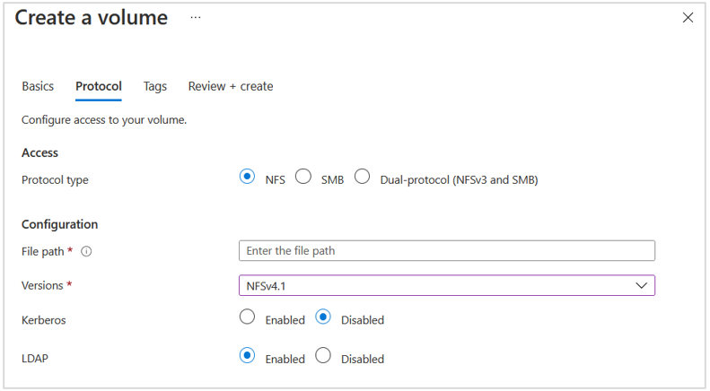 Nfs 볼륨에 대한 Ad Dsactive Directory Domain Services Ldap 인증 사용 Microsoft Learn
