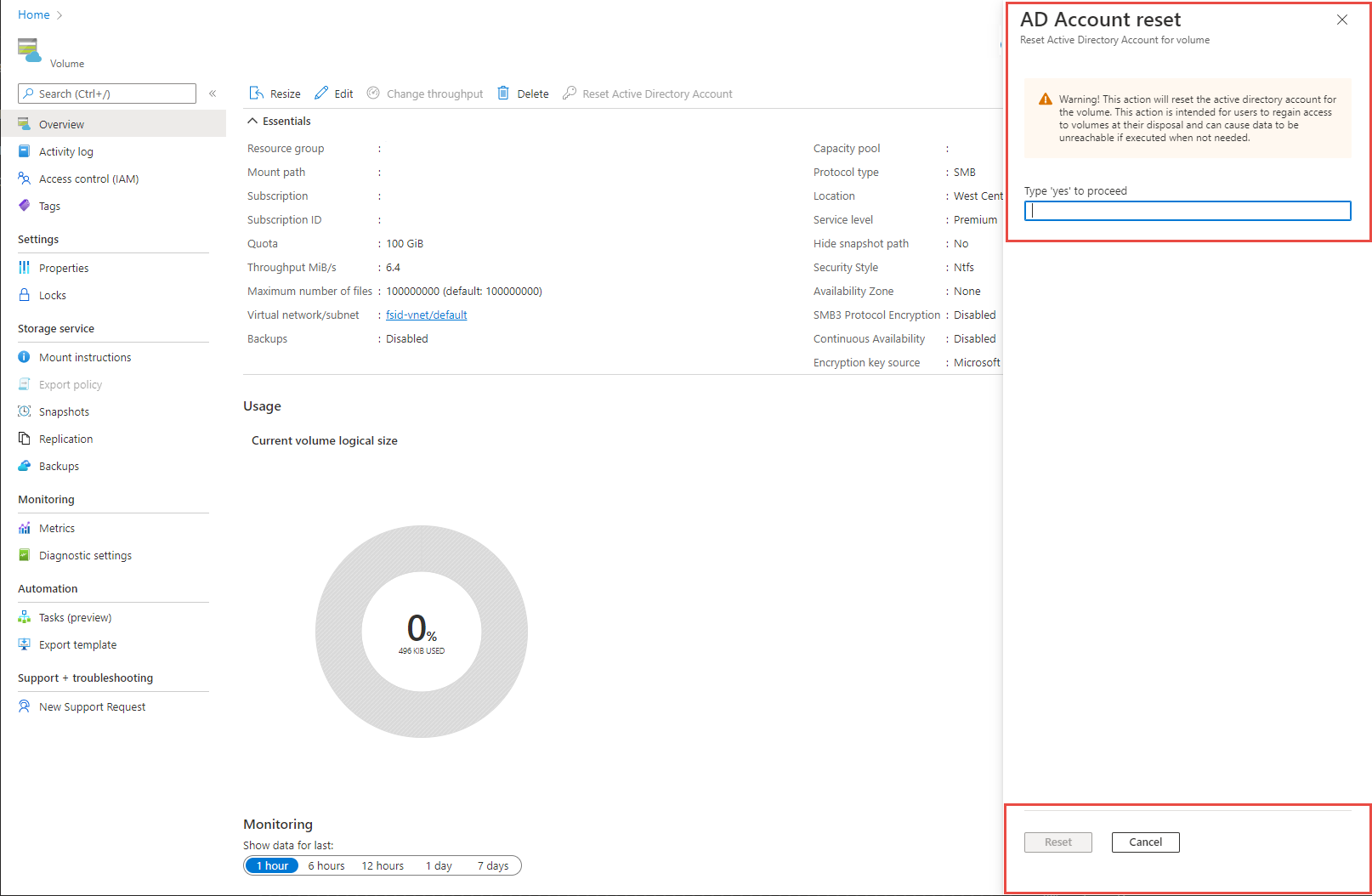 Azure Netapp Files에 대한 Active Directory 연결 만들기 및 관리 Microsoft Learn