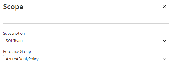 Azure Policy를 사용하여 Microsoft Entra 전용 인증 적용하기 Azure Sql Database And Azure Sql Managed Instance
