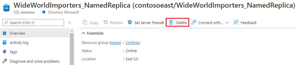 하이퍼스케일로 명명된 복제본 구성 및 관리 Azure Sql Database Microsoft Learn