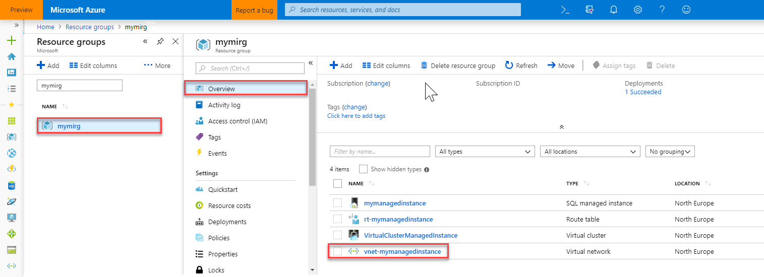 Azure Vm 연결 구성 Azure Sql Managed Instance Microsoft Learn