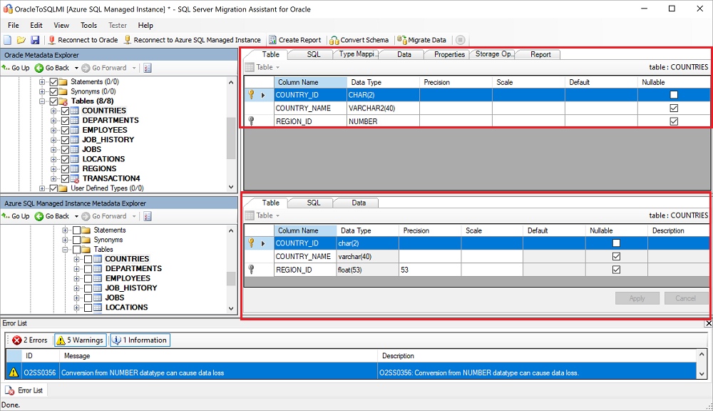 Oracle에서 Azure Sql Managed Instance로 마이그레이션 가이드 Azure Sql Managed Instance Microsoft Learn