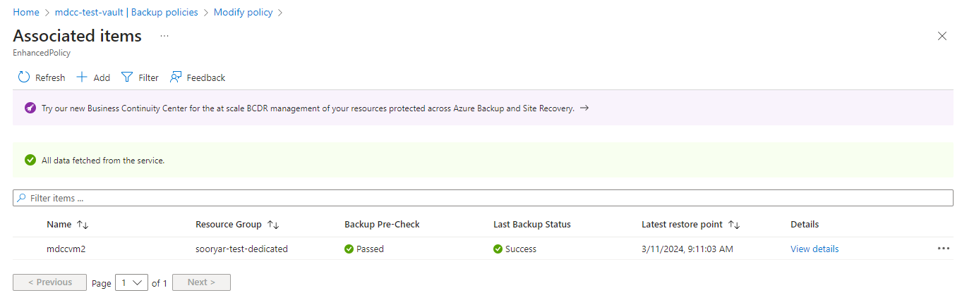 Azure Backup을 사용하여 에이전트 없는 다중 디스크 크래시 일관성 백업으로 Azure Vm 백업 Azure Backup Microsoft Learn