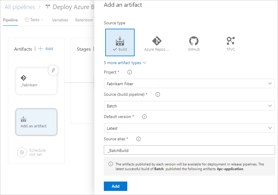 Azure Pipelines를 사용하여 Hpc 솔루션 빌드 및 배포 Azure Batch Microsoft Learn