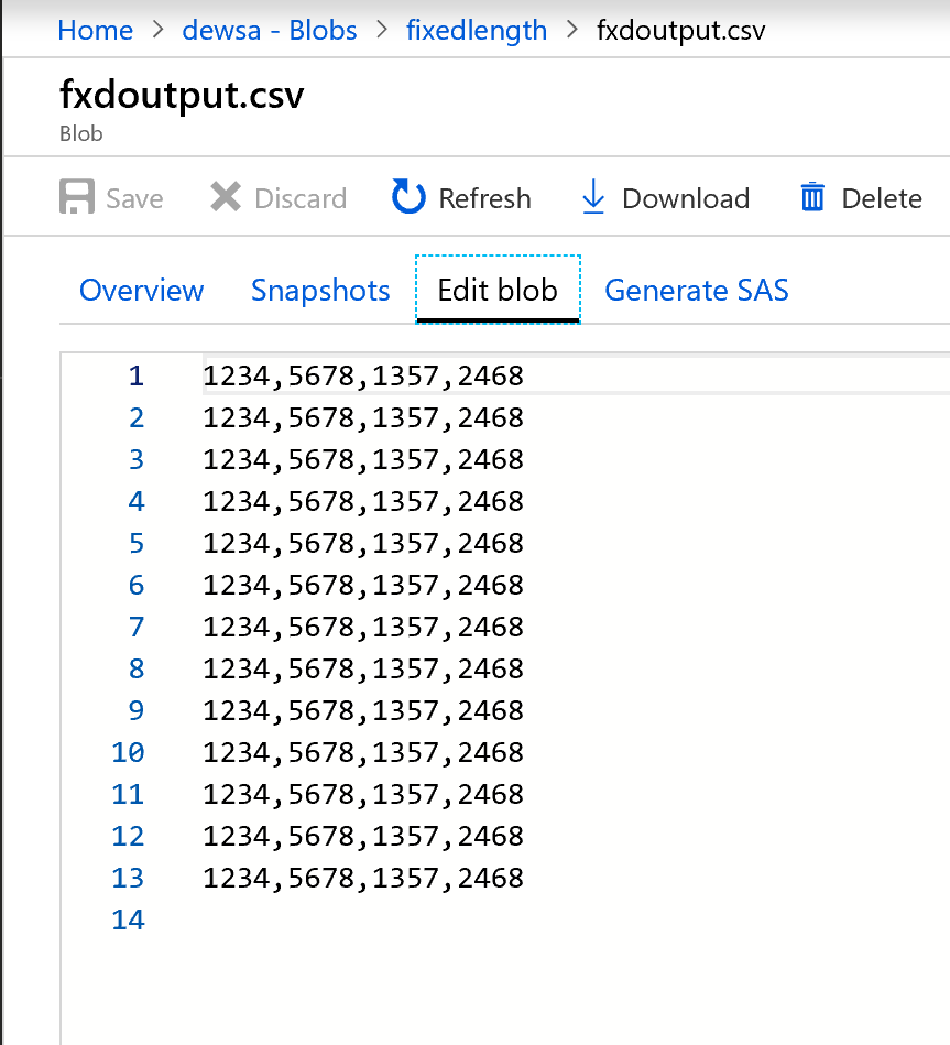 Azure Data Factory에서 매핑 데이터 흐름을 사용한 고정 길이 텍스트 파일 처리 Azure Data Factory Microsoft Learn