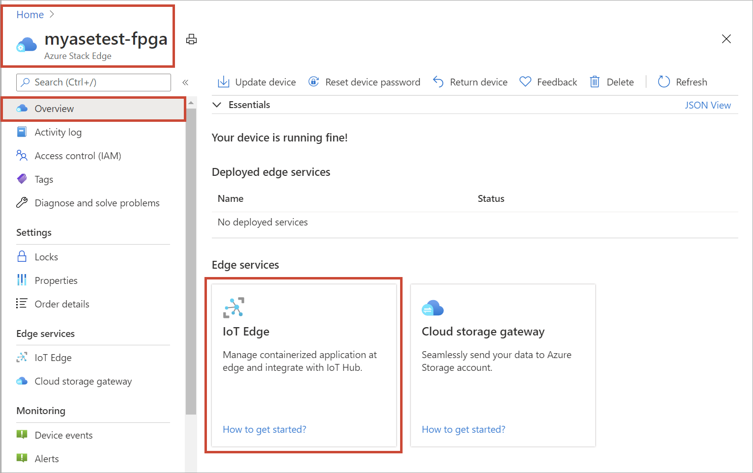 고급 컴퓨팅 배포에 대한 Azure Stack Edge Pro Fpga에서 데이터를 필터링하고 분석하는 자습서 Microsoft Learn